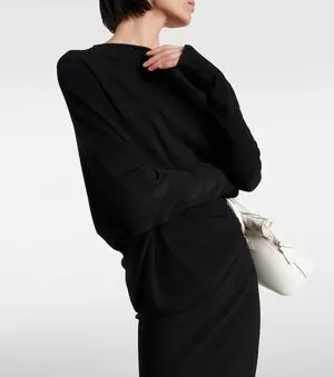 Wolford Draped Jersey Sweater Dress
