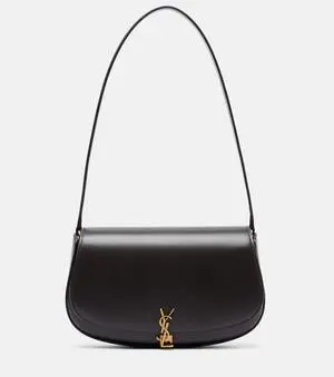 Saint Laurent Voltaire Mini Leather Shoulder Bag - Black