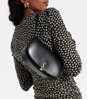 Saint Laurent Voltaire Shoulder Bag - Black