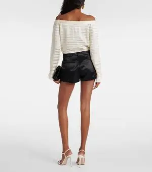 TOM FORD Cotton-blend Shorts - Black