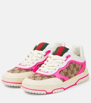 Gucci Re-web Leather Sneakers
