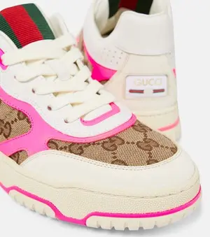 Gucci Re-web Leather Sneakers