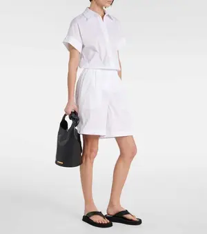 Max Mara Oliveto Cotton-blend Shorts