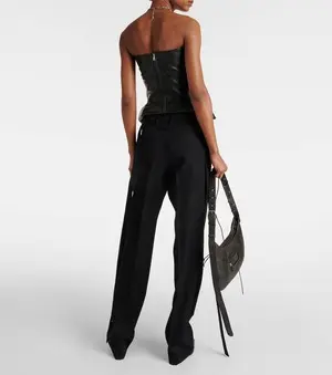 JEAN PAUL GAULTIER Wool Straight Trousers
