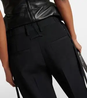 JEAN PAUL GAULTIER Wool Straight Trousers