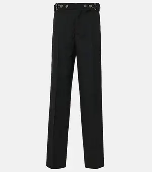JEAN PAUL GAULTIER Wool Straight Trousers