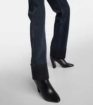 RE/DONE High-rise Straight-leg Jeans
