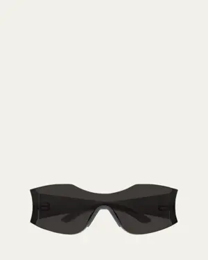 Balenciaga Bb Logo Shield Sunglasses