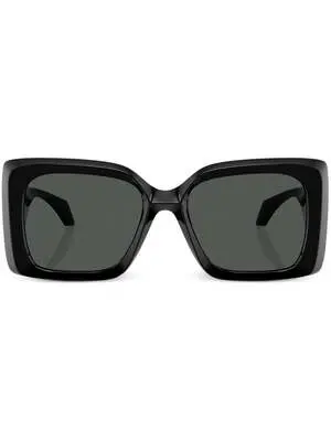 Versace Medusa Plaque Oversized Sunglasses - Black