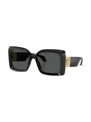 Versace Medusa Plaque Oversized Sunglasses