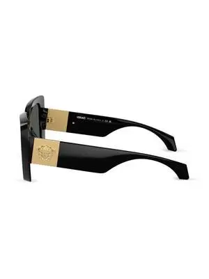Versace Medusa Plaque Oversized Sunglasses
