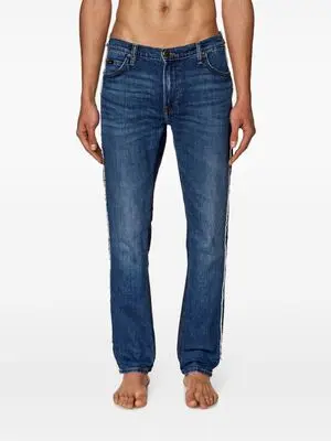 DIESEL® Oves Two-tone Mid-rise Jeans
