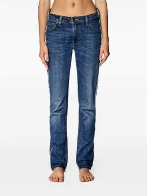 DIESEL® Oves Two-tone Mid-rise Jeans