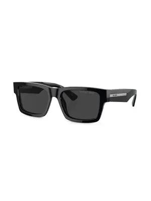 Prada Logo-engraved Rectangle Sunglasses