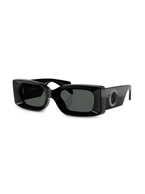 Versace Medusa Plaque Rectangular Sunglasses