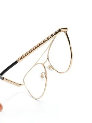 Versace Greca Cat-eye Frame Glasses