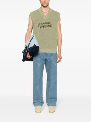 Maison Kitsuné Logo-embroidered Vest