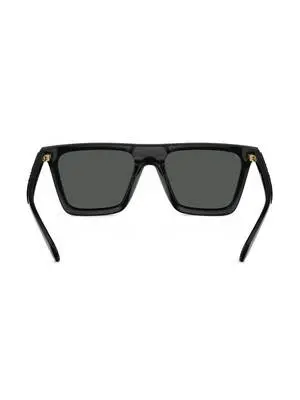 Versace Greca Square-frame Sunglasses - Black