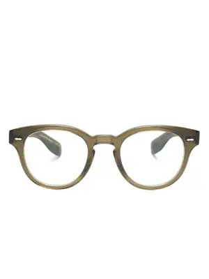 Oliver Spencer Cary Grant Round-frame Eyeglasses - Brown