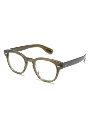 Oliver Spencer Cary Grant Round-frame Eyeglasses - Brown