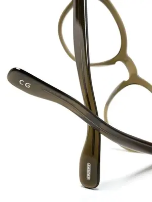 Oliver Spencer Cary Grant Round-frame Eyeglasses - Brown