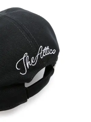Attico Embroidered-logo Canvas Cap