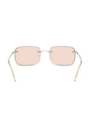 Giorgio Armani Square-frame Sunglasses - Gold