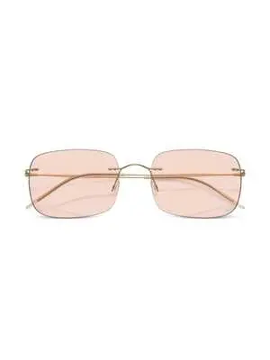 Giorgio Armani Square-frame Sunglasses - Gold