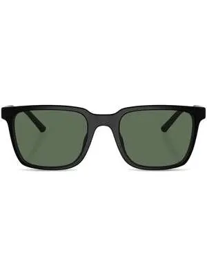 Oliver Spencer Square-frame Sunglasses - Black