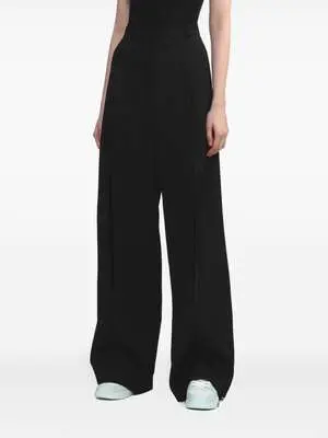 BOTTER Pleat-detail Wide-leg Trousers - Black