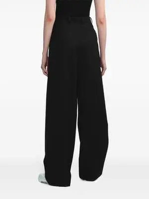 BOTTER Pleat-detail Wide-leg Trousers - Black