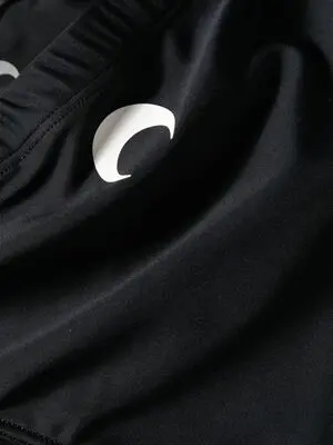 MARINE SERRE Crescent Moon-print Swimming Trunks