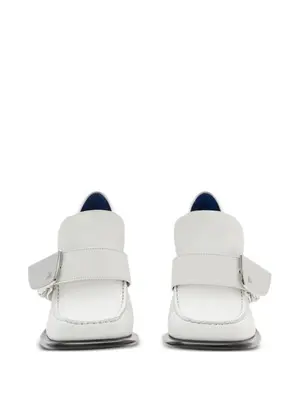 Burberry London Shield High-heel Pumps - White