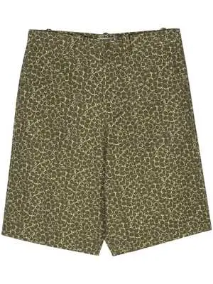 Maison Kitsune Straight Leg Shorts For Men