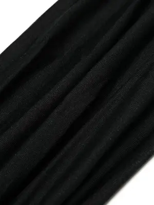 Attico Rubberised-logo Bandeau Bikini