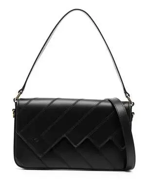 Missoni Flap Wave Leather Shoulder Bag