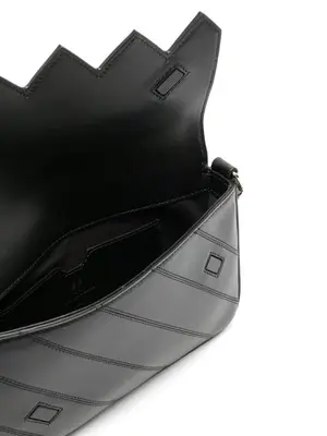 Missoni Flap Wave Leather Shoulder Bag