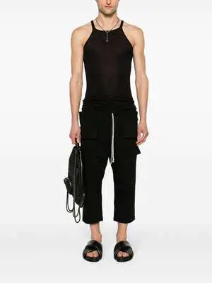 Rick Owens Racerback Cotton Tank Top