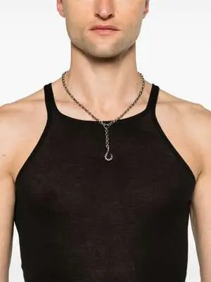 Rick Owens Racerback Cotton Tank Top