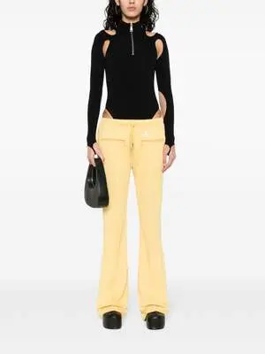 COURREGES Logo-appliqué Wide Trousers