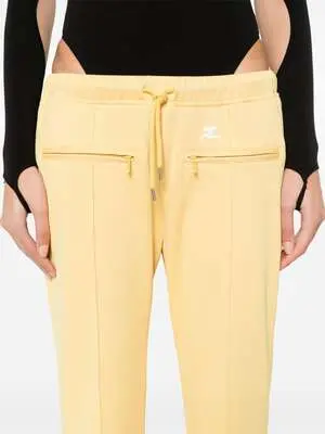 COURREGES Logo-appliqué Wide Trousers