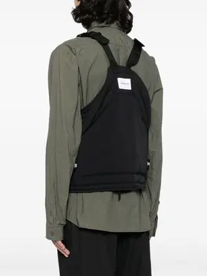 MAKAVELIC Logo Patch Zip-up Vest