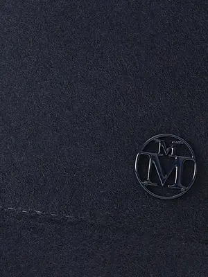 MAISON MICHEL Logo-plaque Cap - Blue