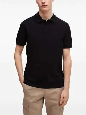 BOSS Logo-print Cotton Polo Shirt