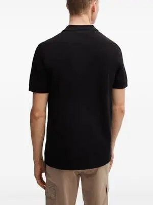 BOSS Logo-print Cotton Polo Shirt