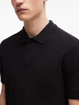 BOSS Logo-print Cotton Polo Shirt