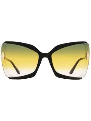 TOM FORD Gia Oversized-frame Sunglasses