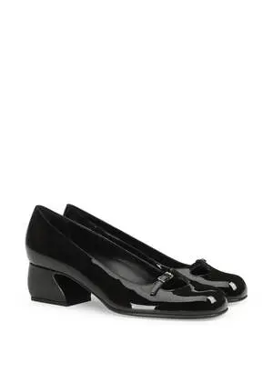 SERGIO ROSSI 45mm Leather Pumps