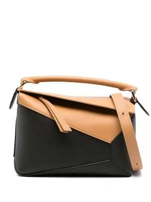 Loewe Small Puzzle Shoulder Bag - Black