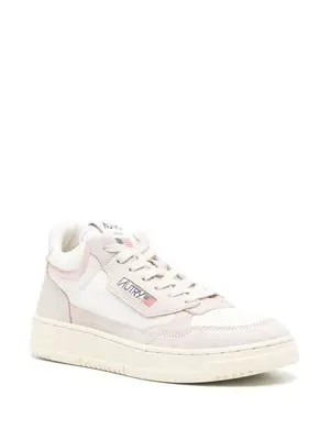 AUTRY Open Mid Leather Sneakers